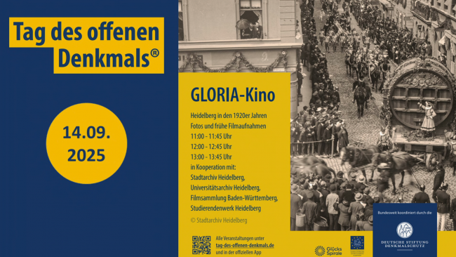 Tag des offenen Denkmals 2025 | Gloria & Gloriette Die Kamera